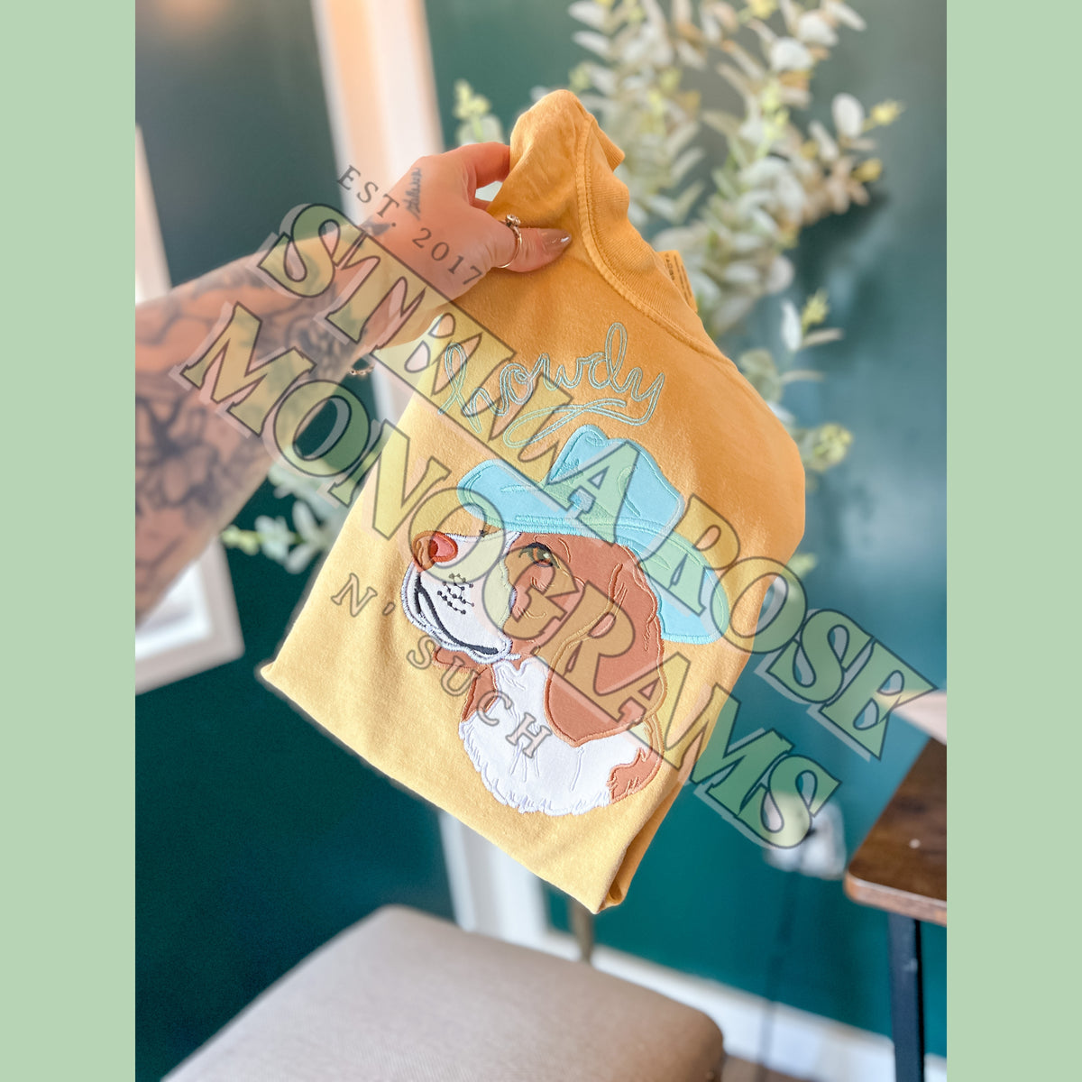 Howdy Beagle LARGE APPLIQUE Embroidery Design Digital Download @artist ...