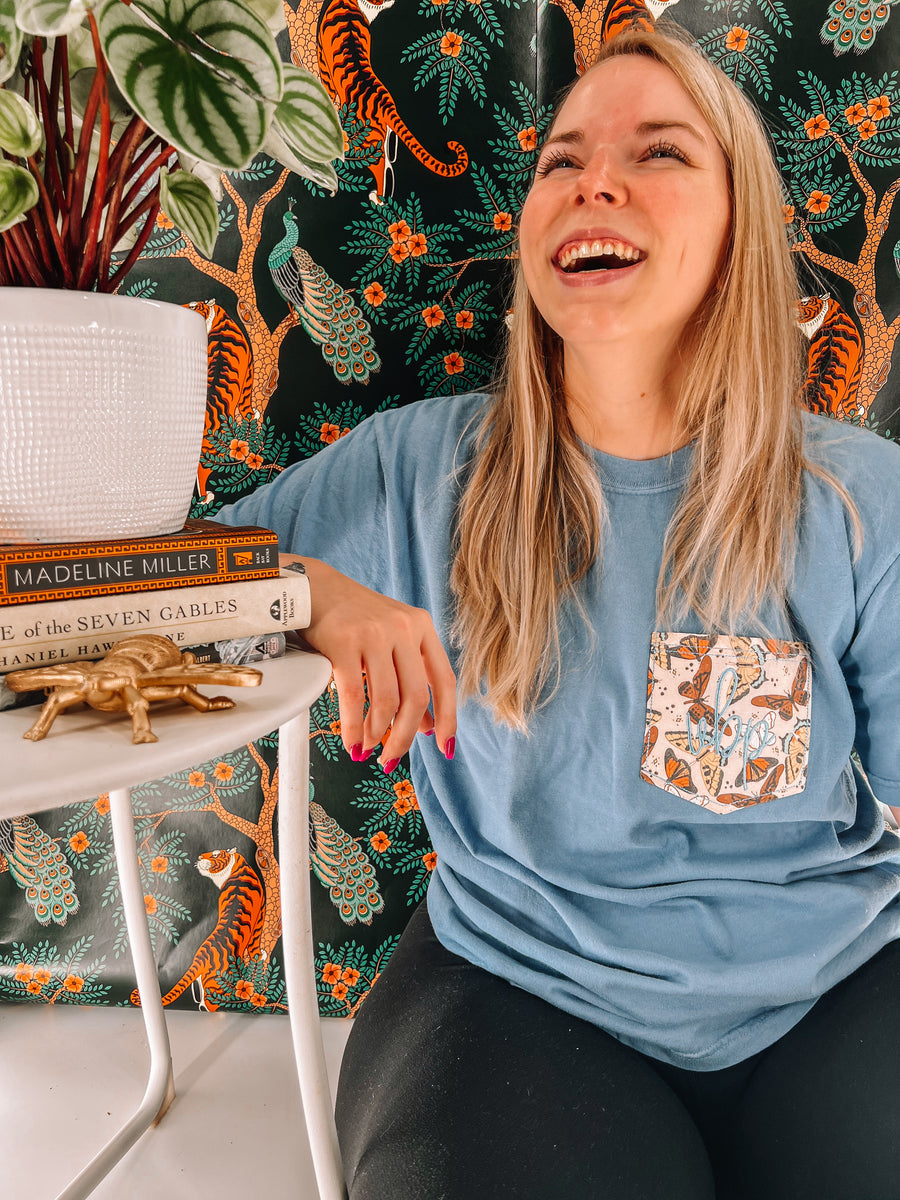 Design Your Own Embroidered Monogrammed Pocket T's N' Pullovers 🧵Custo ...